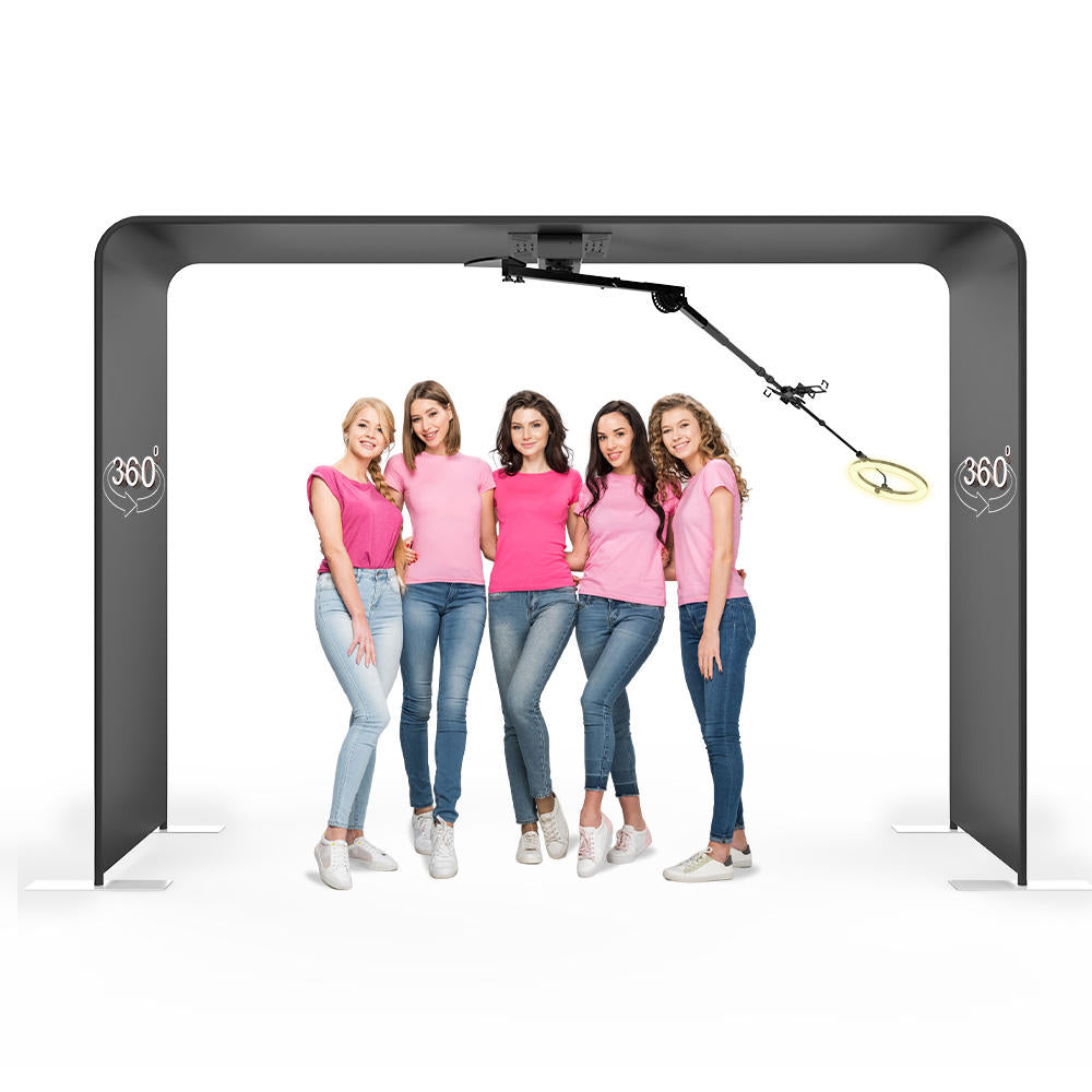 Rotating Automatic Slow Motion 360 Photo Booth Professionnel Overhead